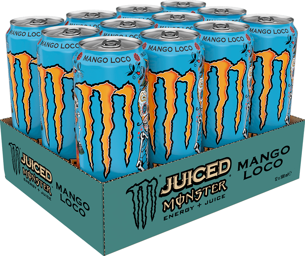 Monster Energy Juiced Mango Loco - Pack de 12 ou à l'unité | Saveurs ...