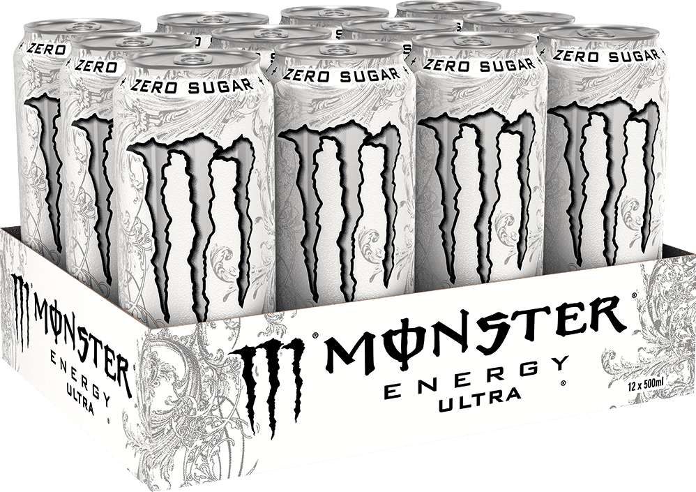 Monster Energy Ultra White - 12 x 500 ml Pack or Single | Sugar Free ...